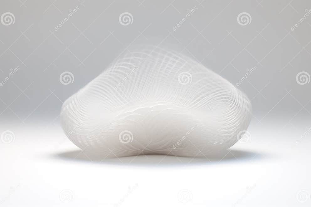Surreal and Parametric Geometric Shape Object Background Stock ...