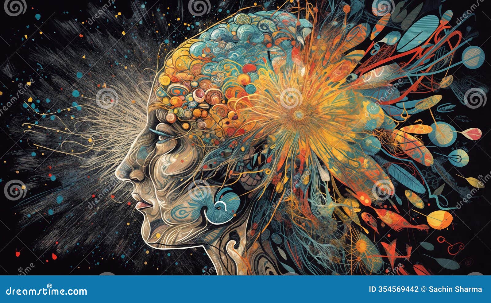 Surreal Thoughts Royalty-Free Stock Image | CartoonDealer.com #153418264