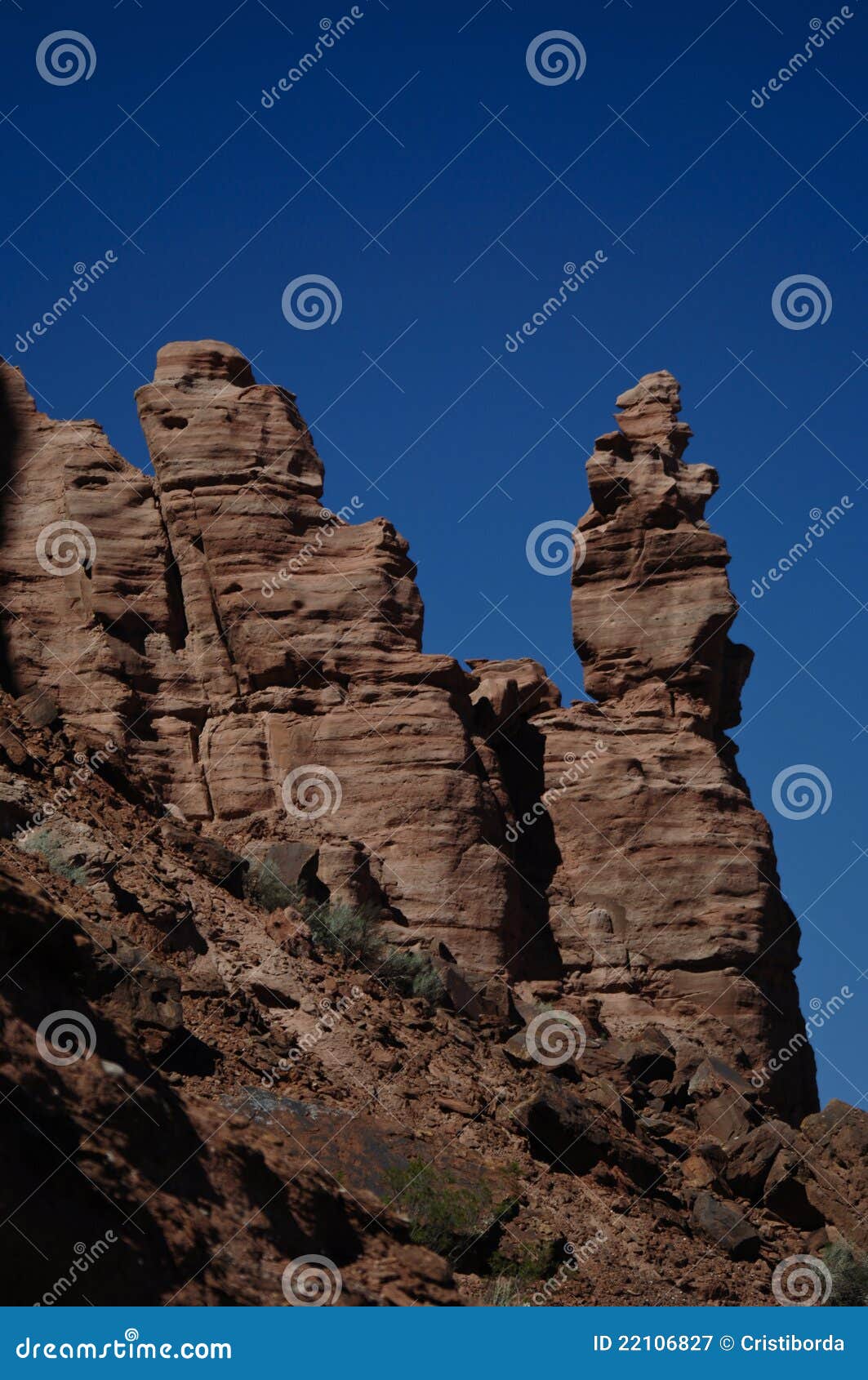 Surreal Red Rock Formations Stock Image - Image of mountain, south ...