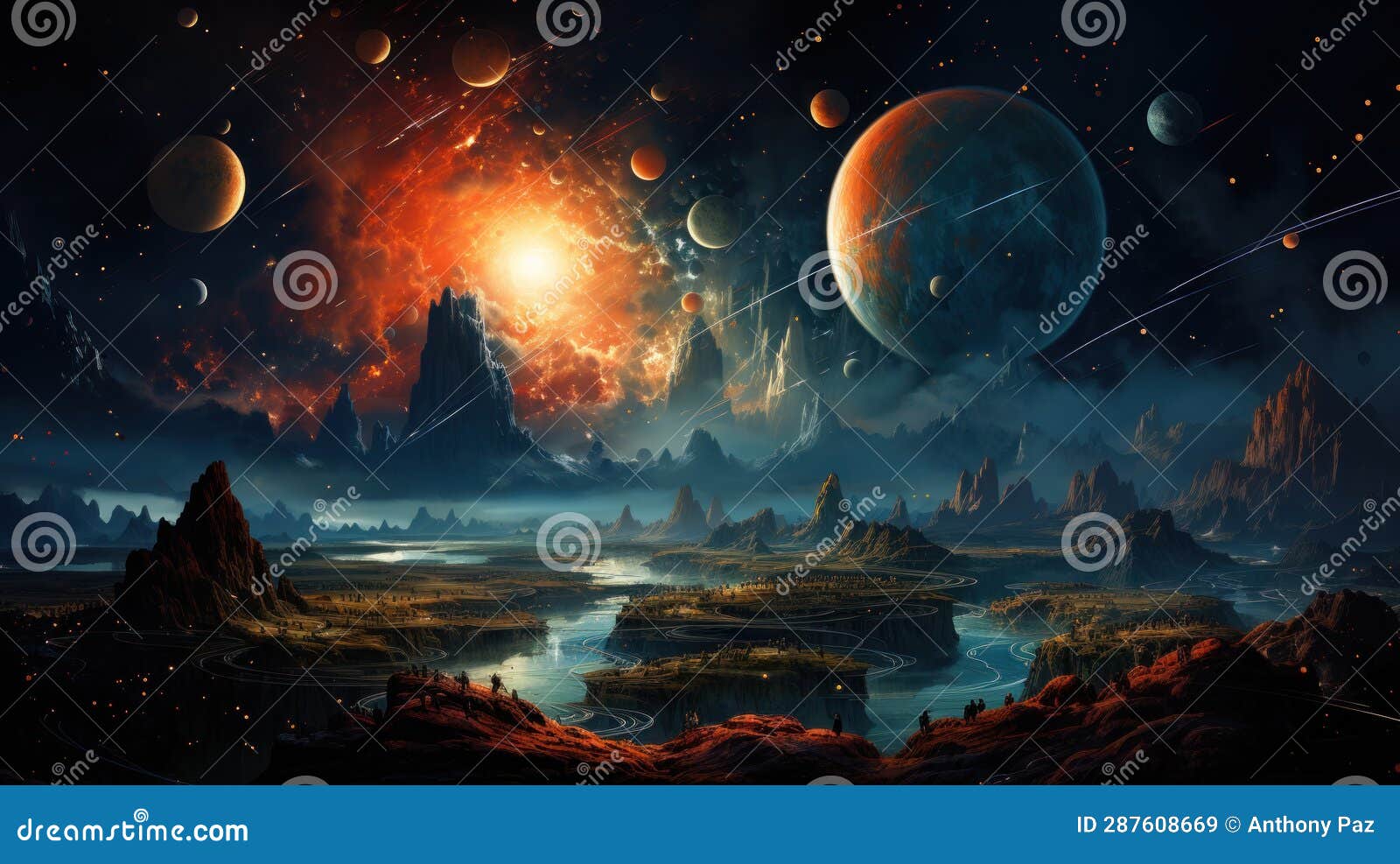 Surreal Solar System: a Celestial Canvas of Wonders and Imagination ...