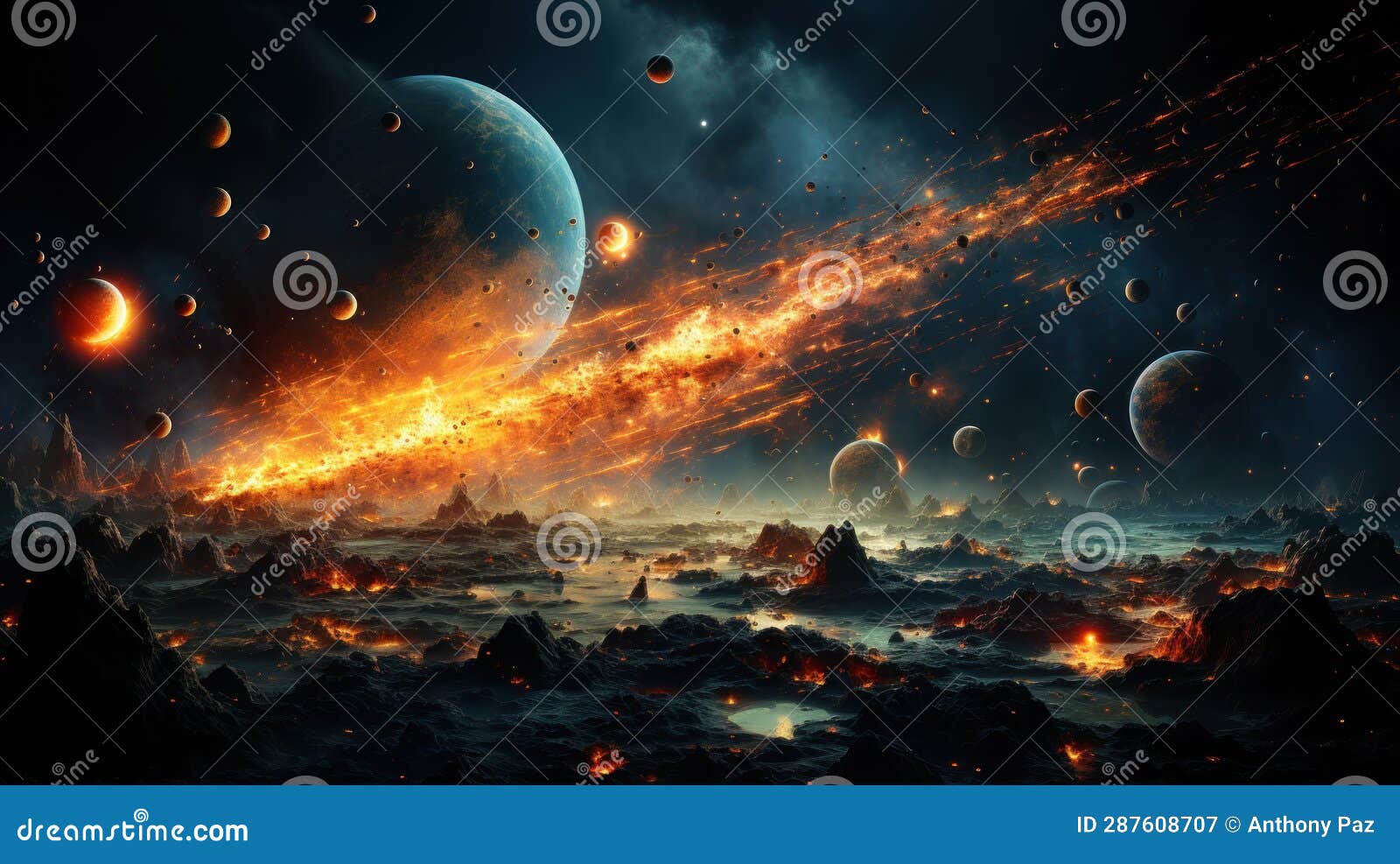 Surreal Solar System: a Celestial Canvas of Wonders and Imagination ...