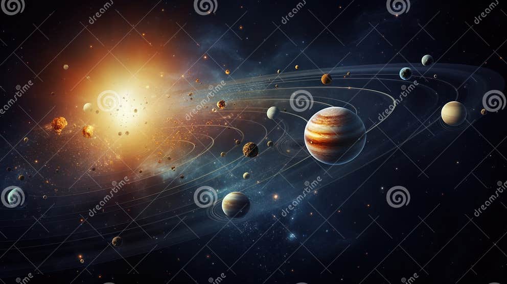 Surreal Solar System: a Celestial Canvas of Wonders and Imagination ...