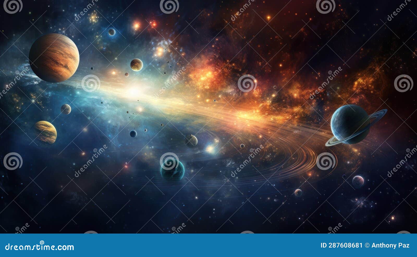 Surreal Solar System: a Celestial Canvas of Wonders and Imagination ...