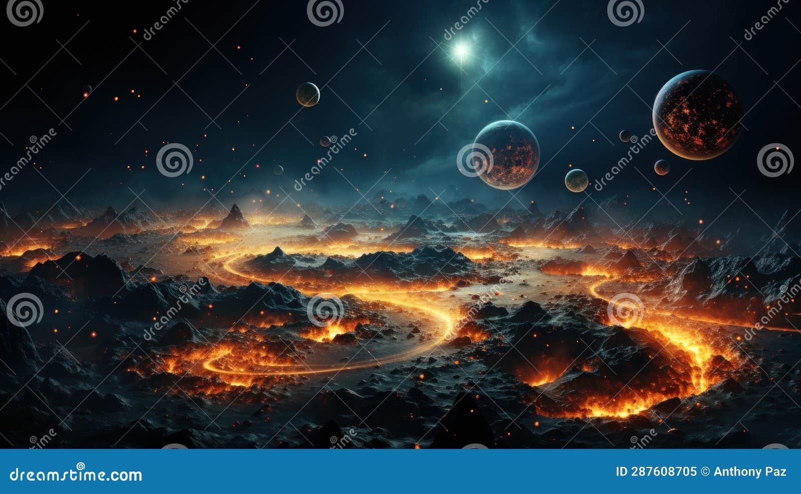 Surreal Solar System: a Celestial Canvas of Wonders and Imagination ...