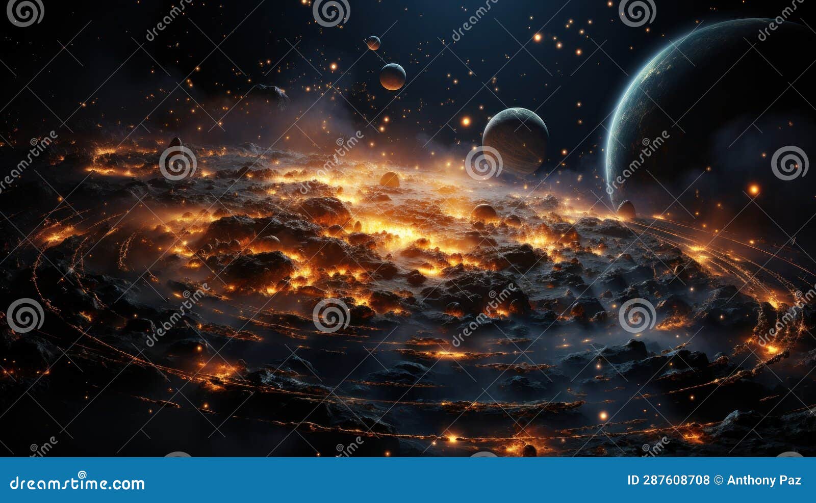 Surreal Solar System: a Celestial Canvas of Wonders and Imagination ...