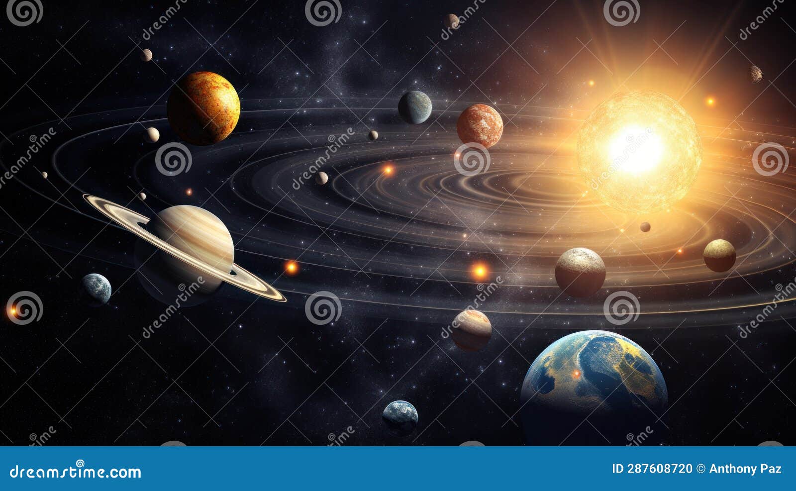 Surreal Solar System: a Celestial Canvas of Wonders and Imagination ...