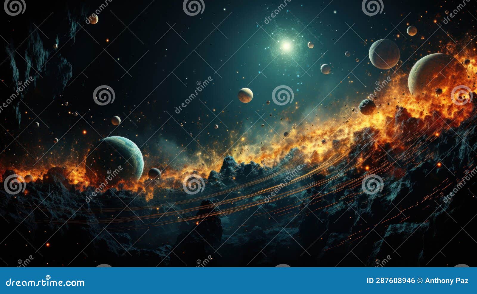 Surreal Solar System: a Celestial Canvas of Wonders and Imagination ...