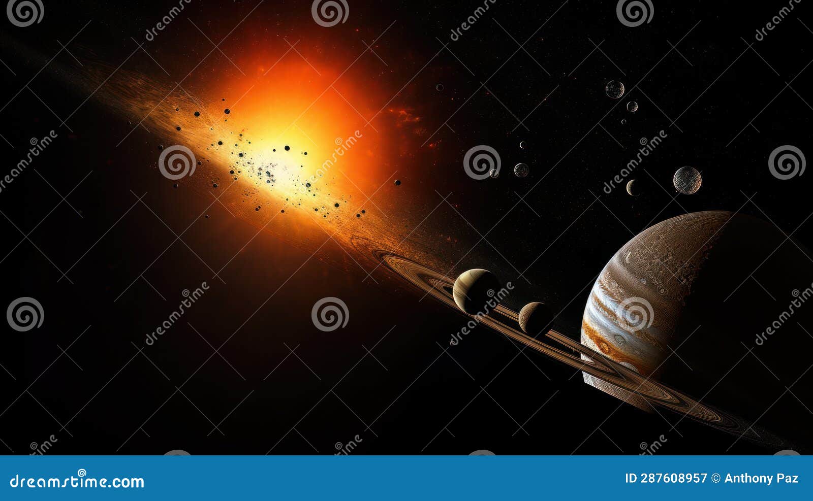 Surreal Solar System: a Celestial Canvas of Wonders and Imagination ...