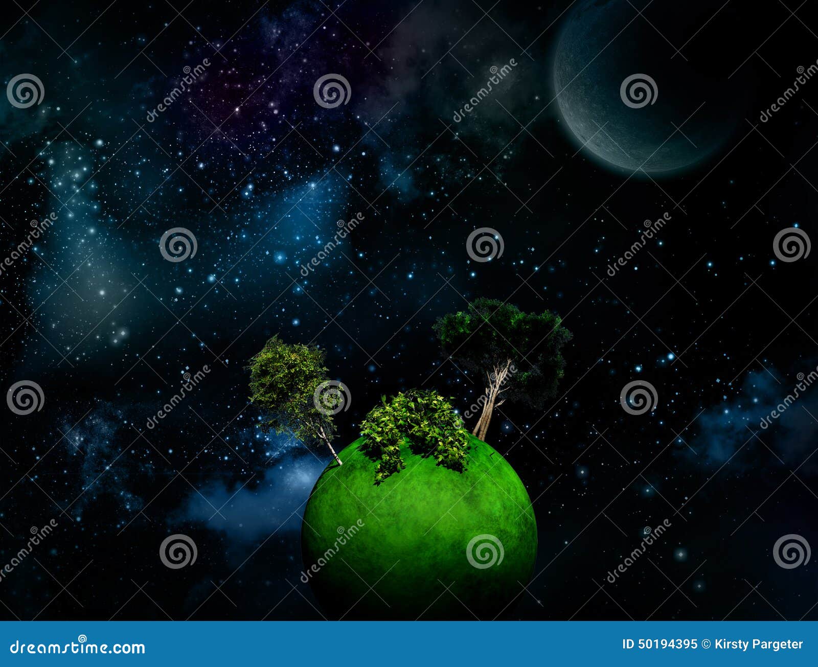 Surreal Space Background Royalty-Free Stock Photo | CartoonDealer.com ...