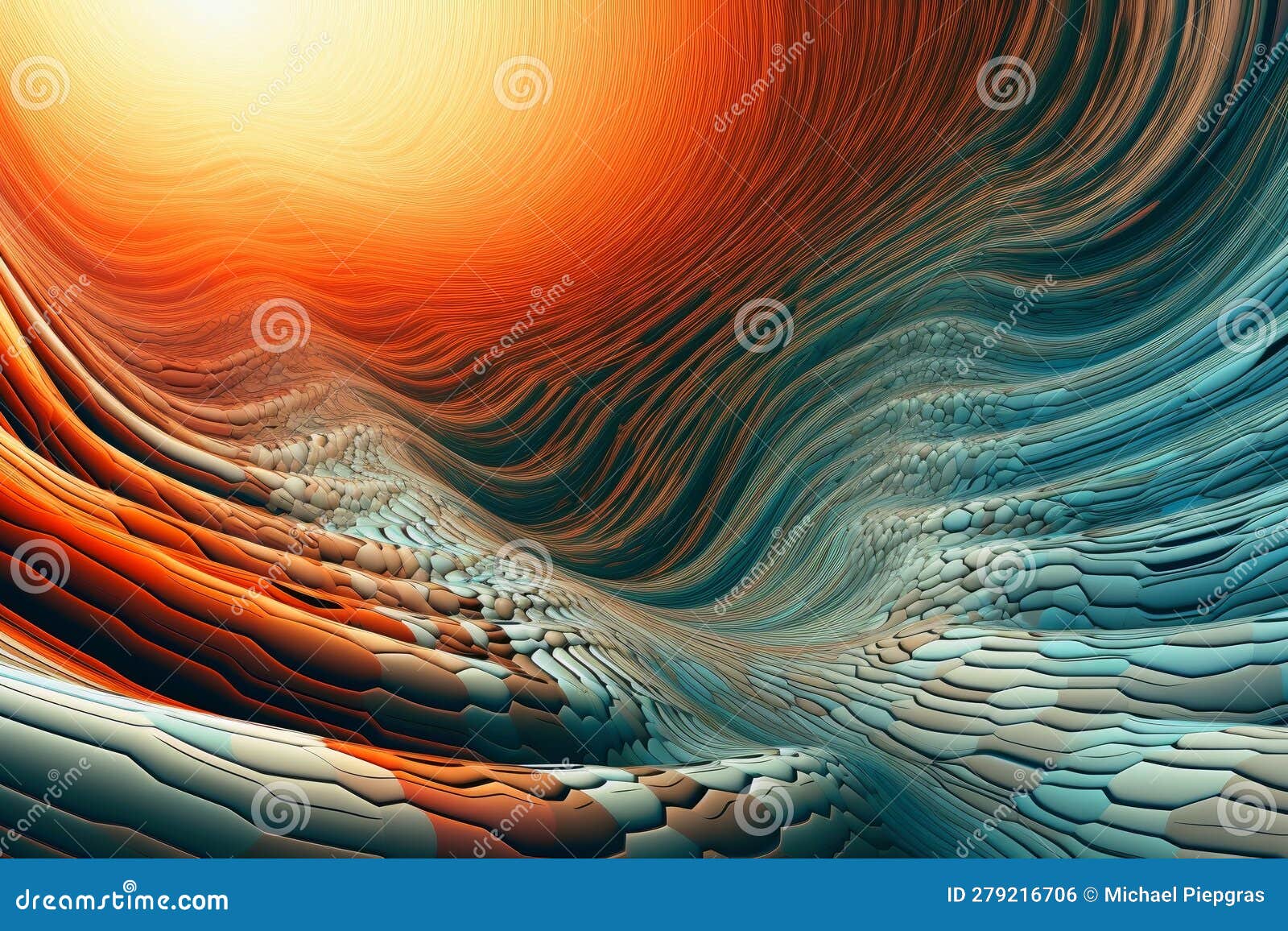 Surreal Three Dimensional Background Texture Created with Generative AI ...