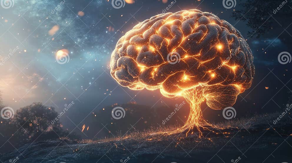 A Surreal Transformation Occurs As a Brain Morphs into a Tree ...