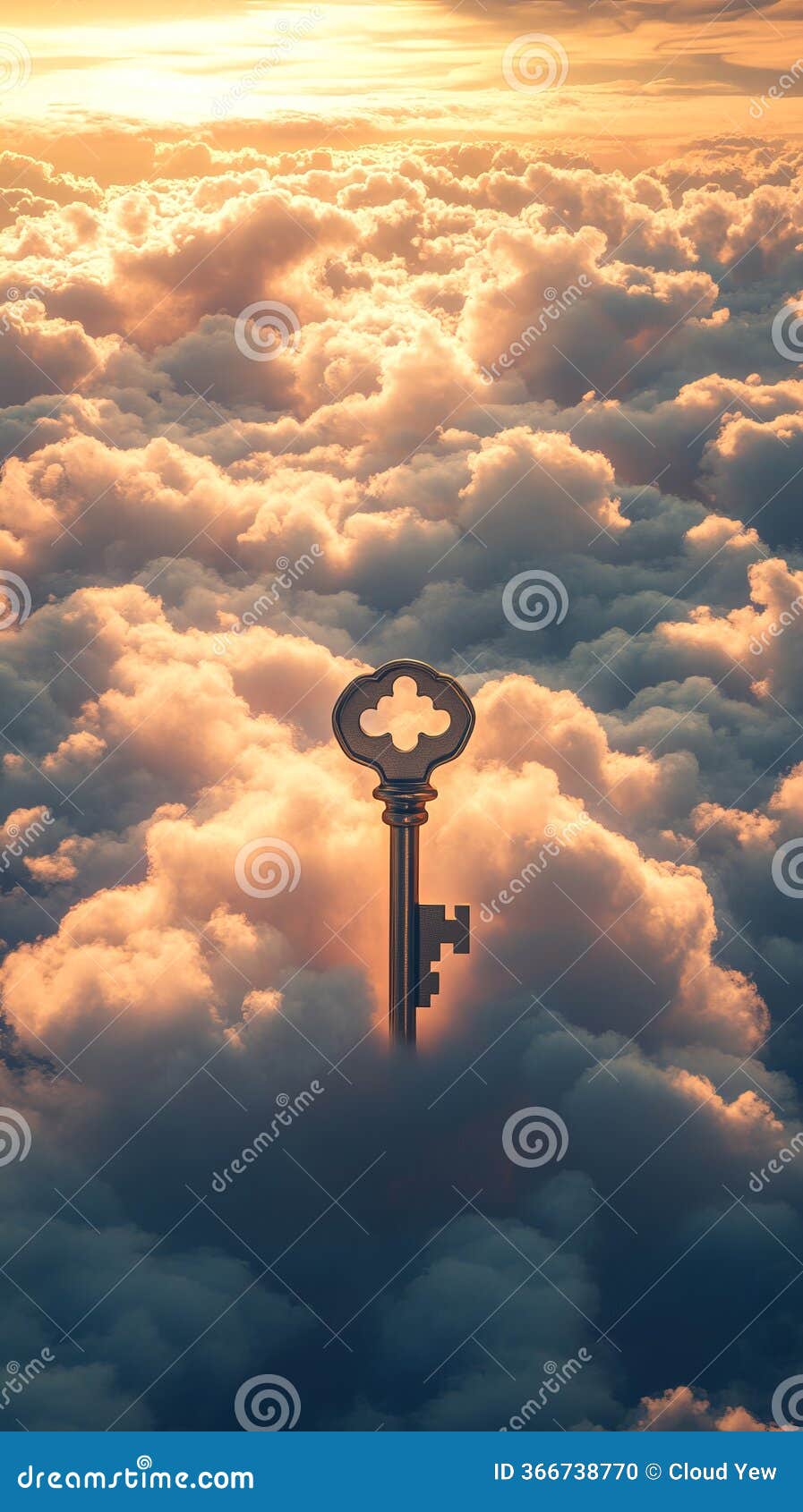 Ethereal Sunset Sky With Circular Rainbow Halo: Dreamy Landscape For ...