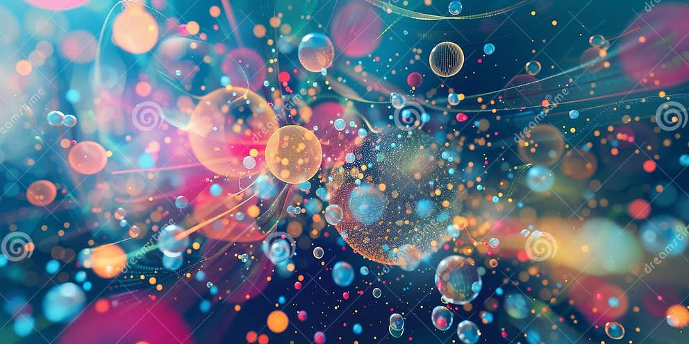 Surreal Visualization of Marketing Data. Stock Illustration ...