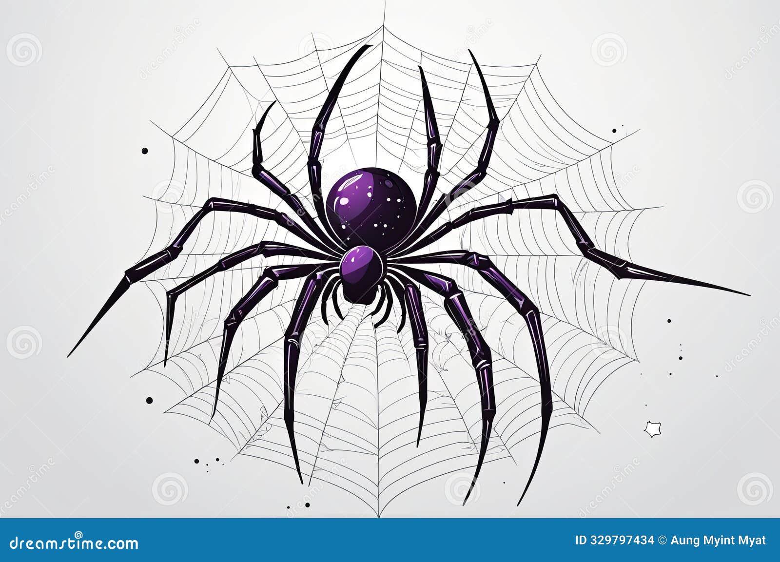 Surrealism, an Image of a Spider Stock Illustration - Illustration of ...