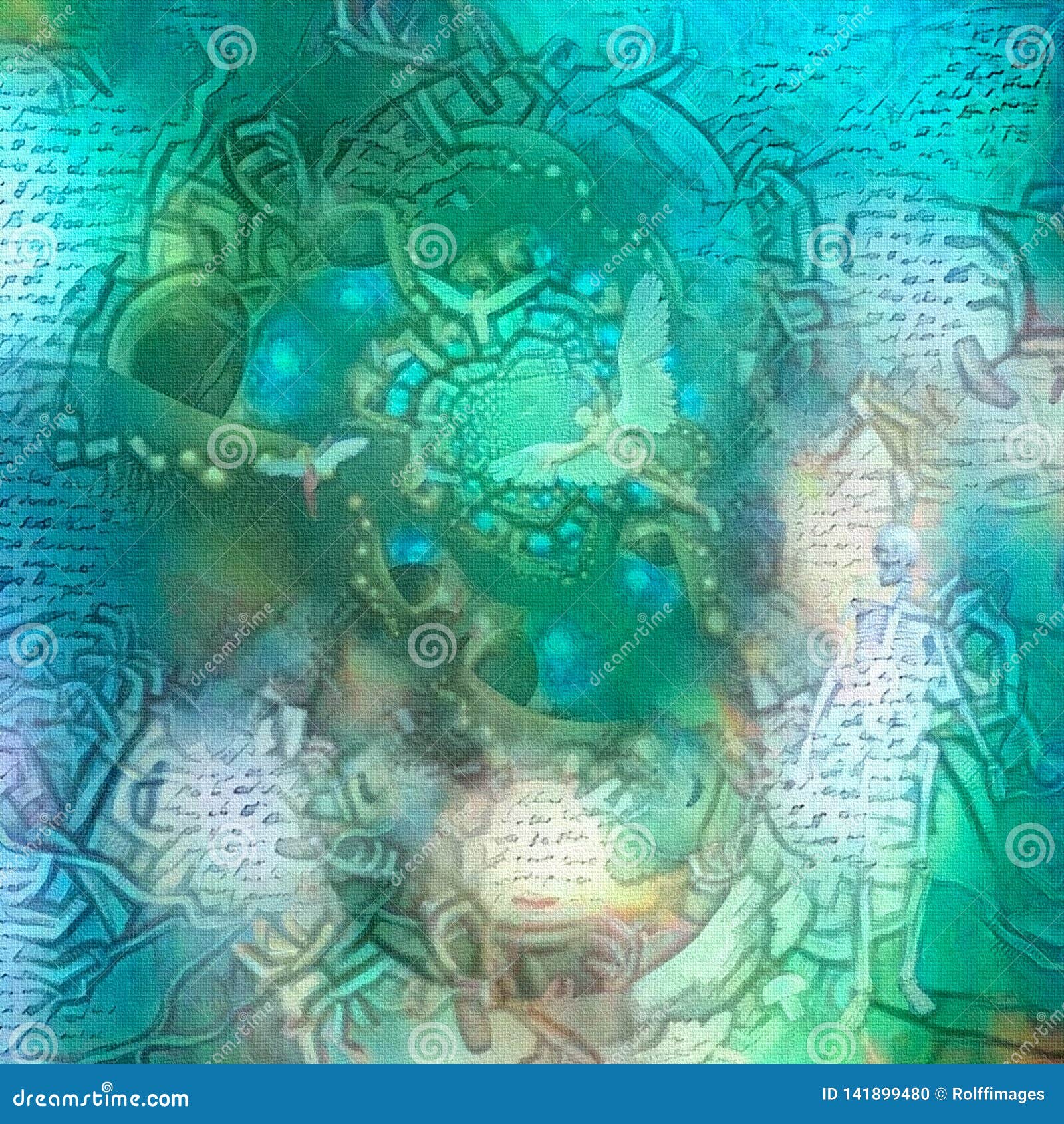 Angels And Skeleton Stock Photography | CartoonDealer.com #127323542