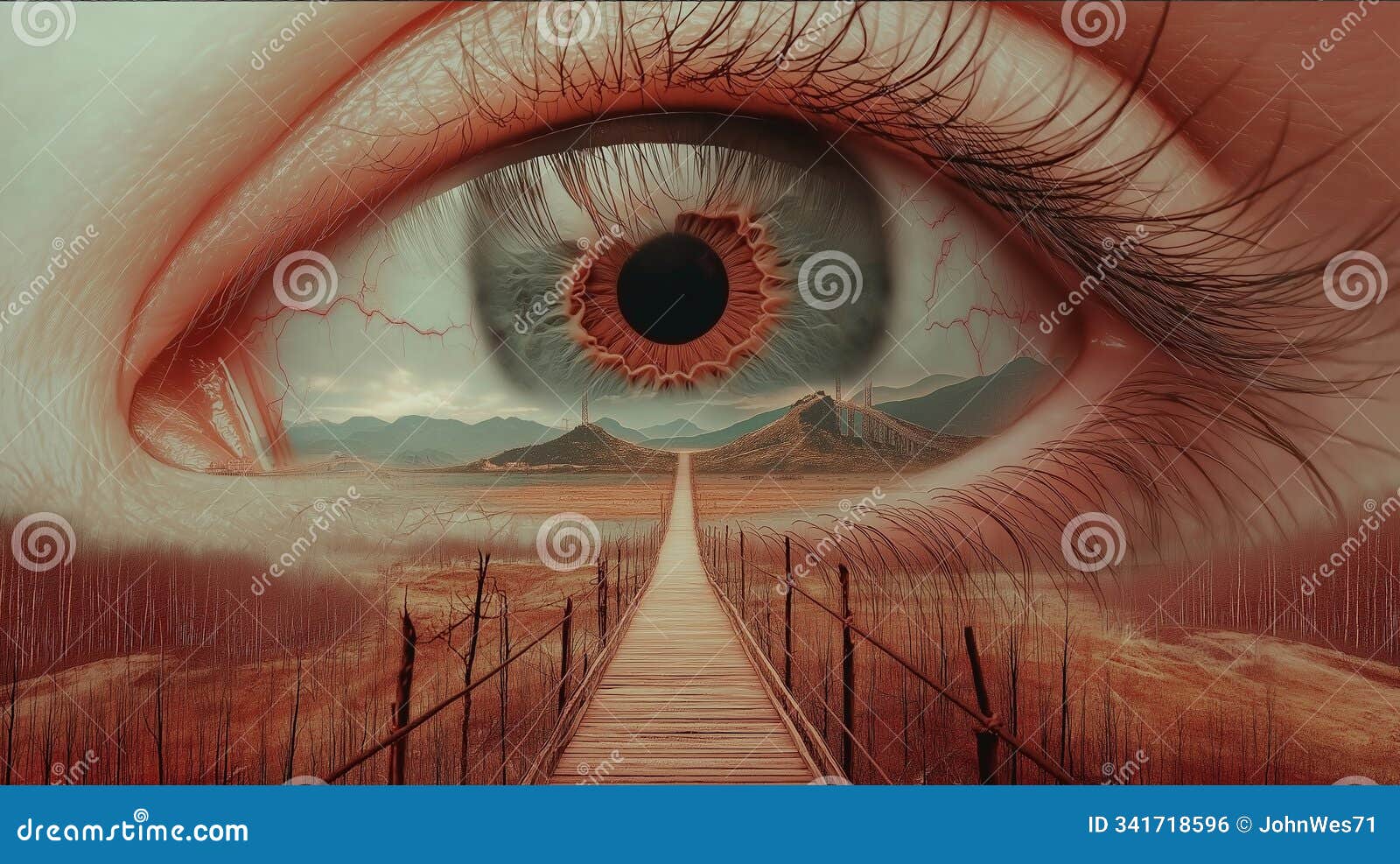 The Human Bridge Stopped Listening Suddenly And Heard A Man Walking And ...