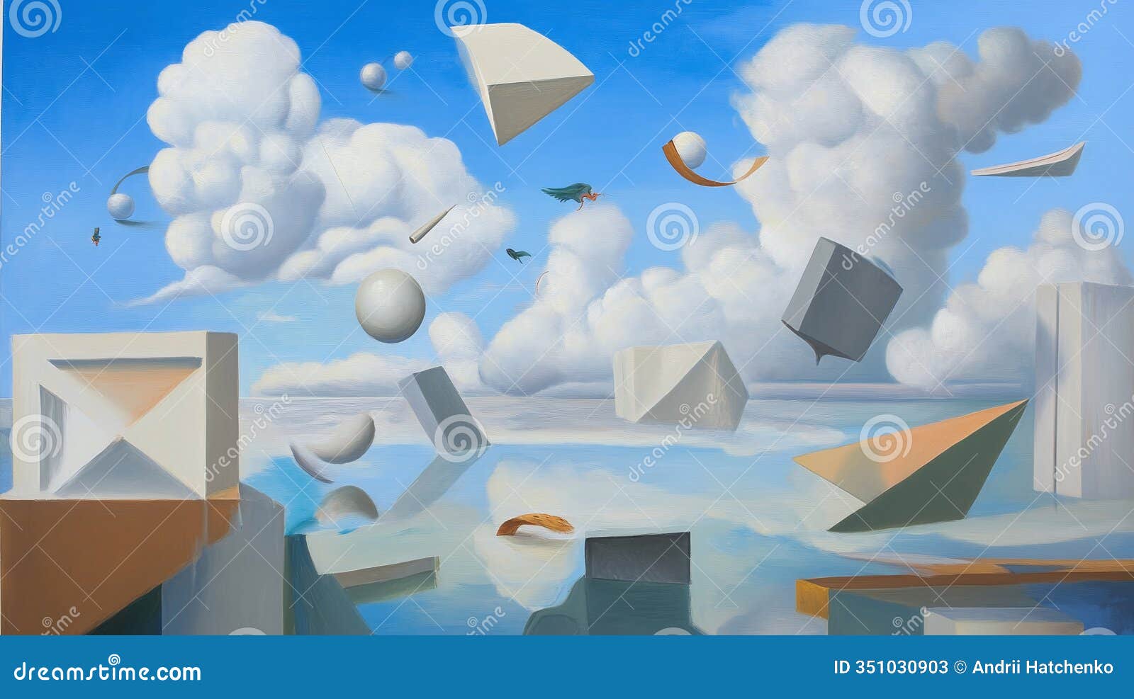Surrealist Composition. Motley Version Vector Illustration ...