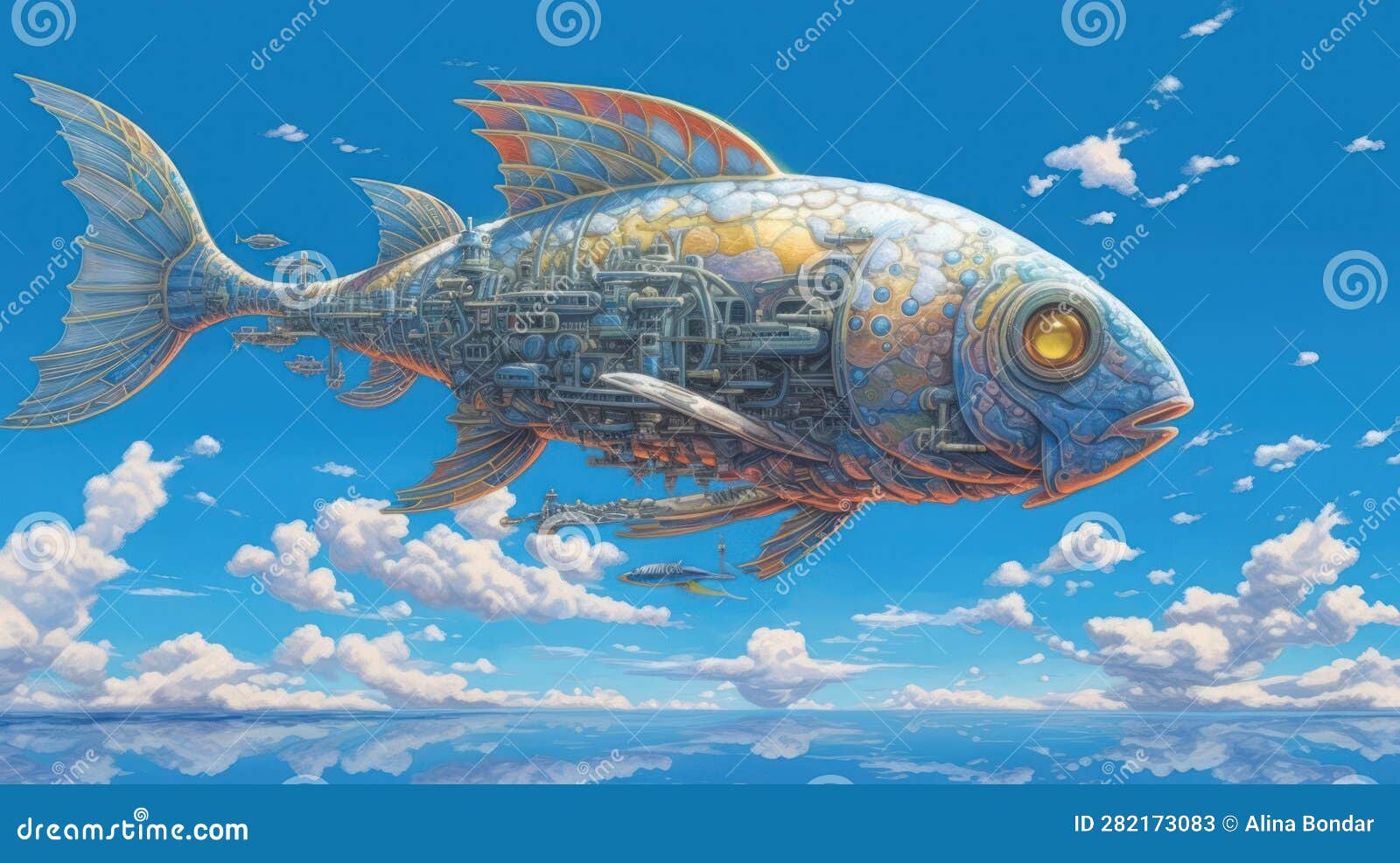 Surrealist Composition. Motley Version Vector Illustration ...