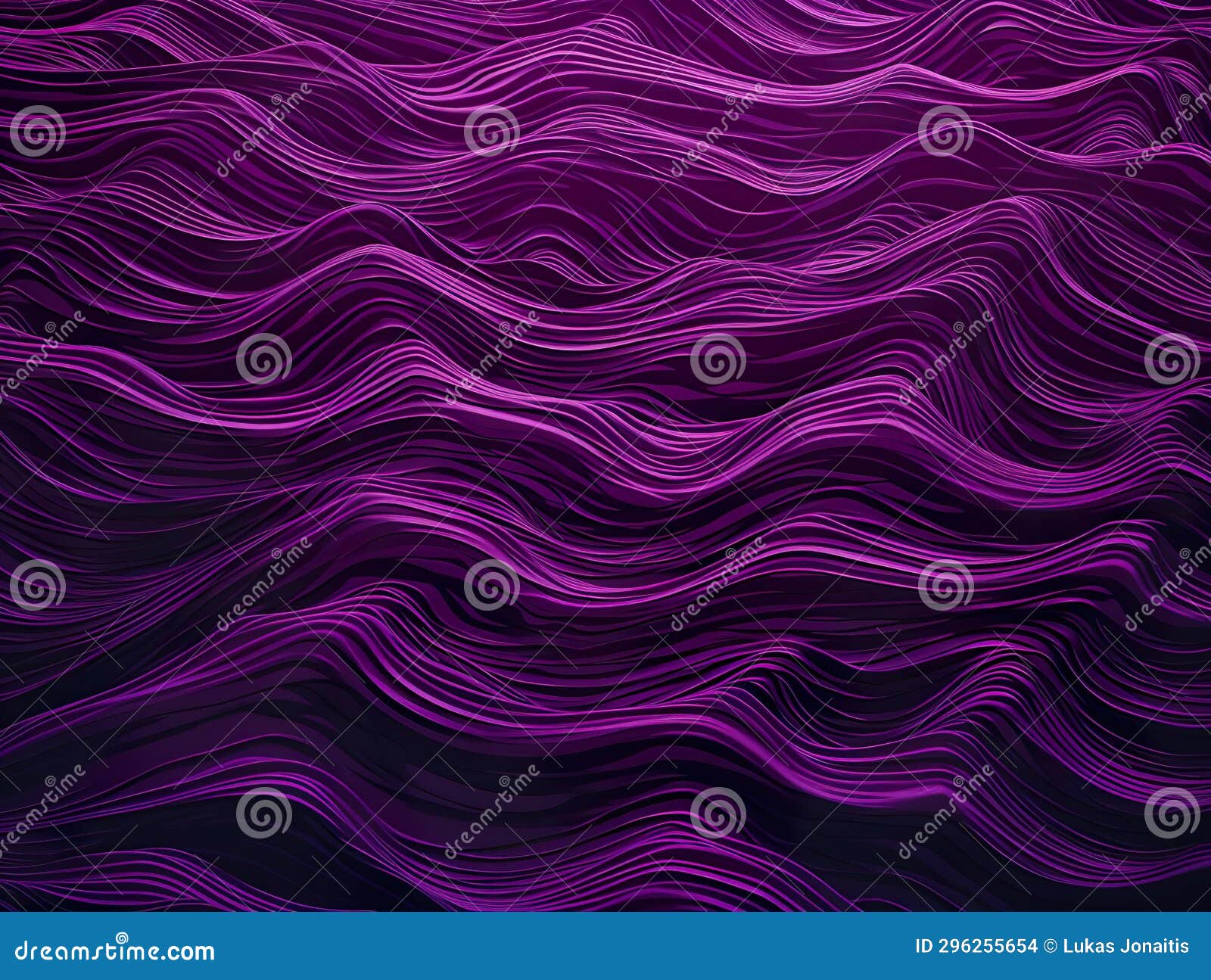 Surrealistic Abstract Neon Wavy Pattern Stock Illustration ...