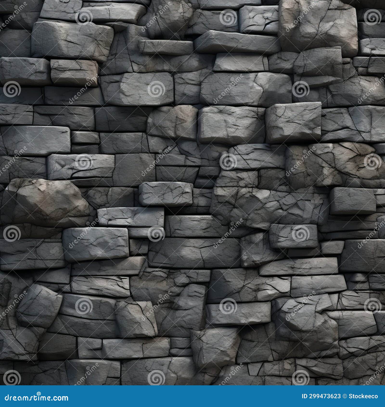Surrealistic Dark Stone Wall Texture Render in 8k Resolution Stock ...