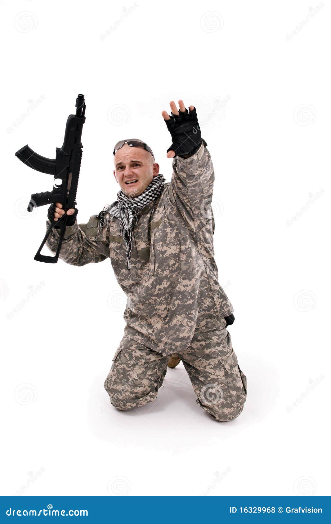 Surrender stock photo. Image of contemporary, face, shot - 16329968