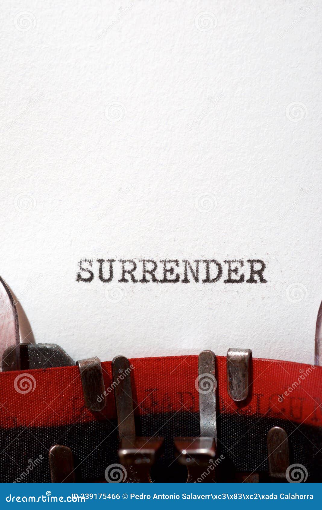 Surrender concept view stock photo. Image of military - 239175466