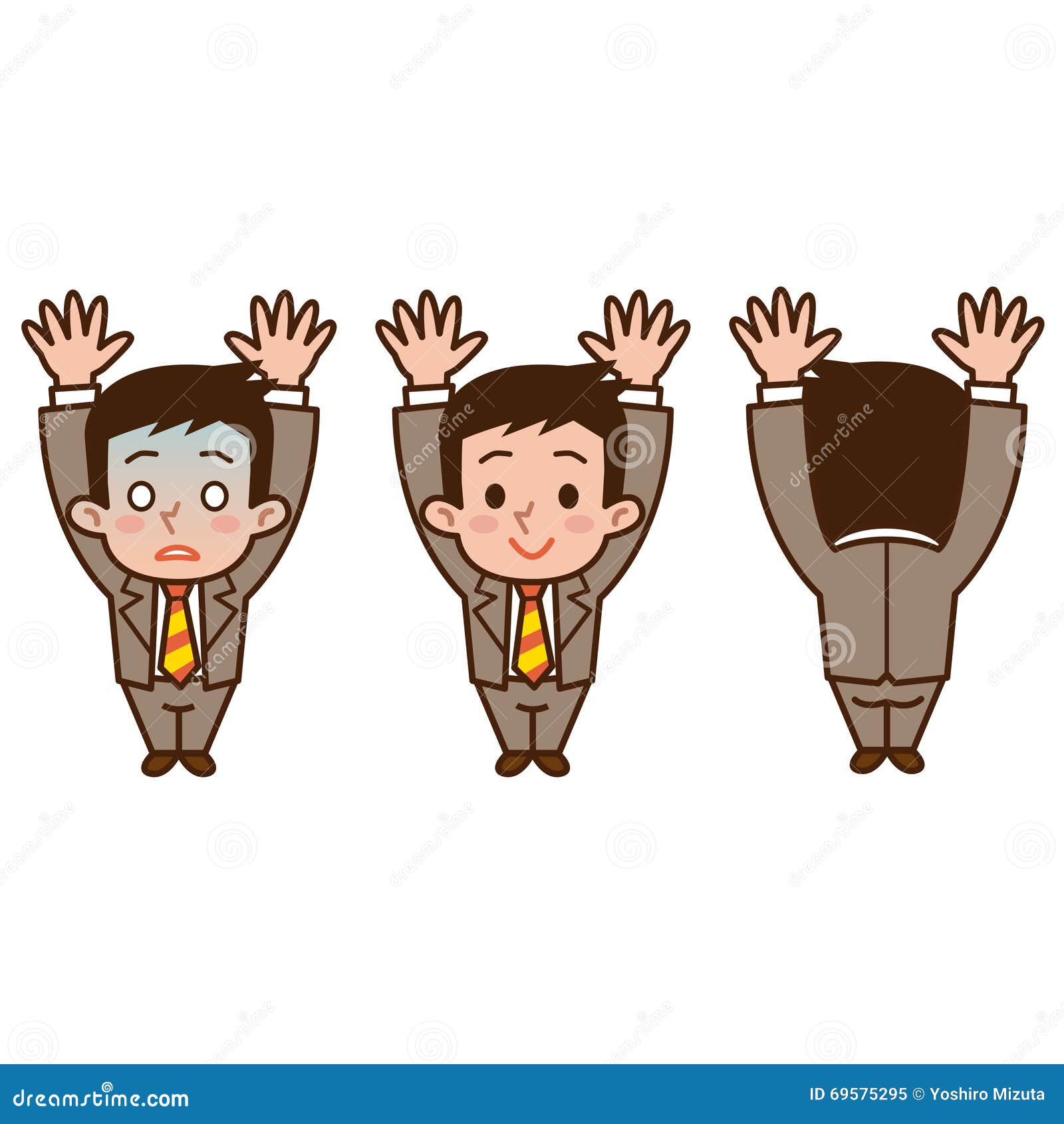 The Surrender To Businessman Stock Vector - Illustration of concept ...