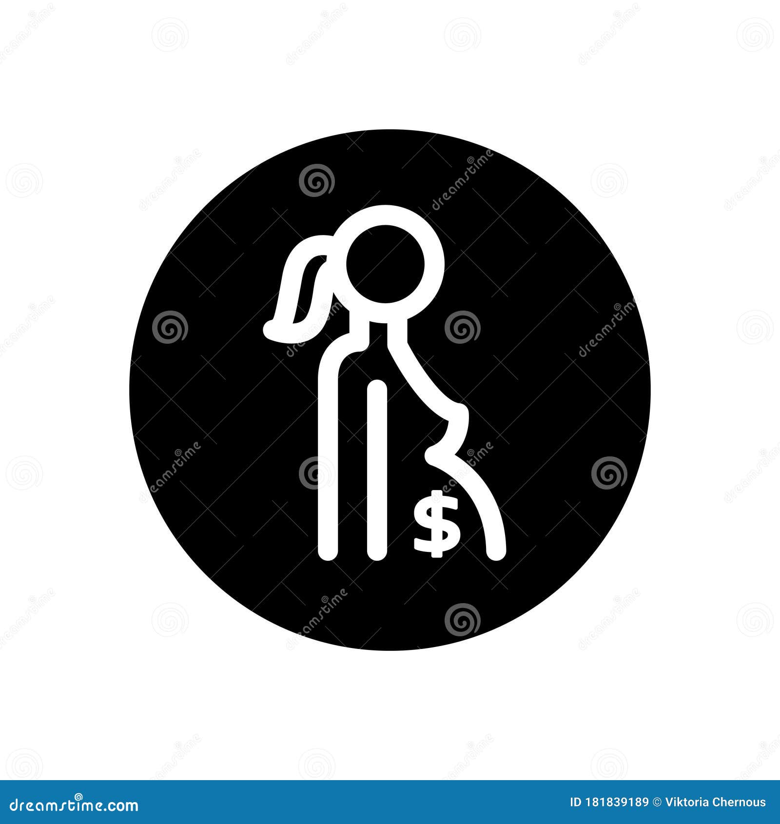 Surrogacy Line Icon, Vector Illustration Stock Illustration ...