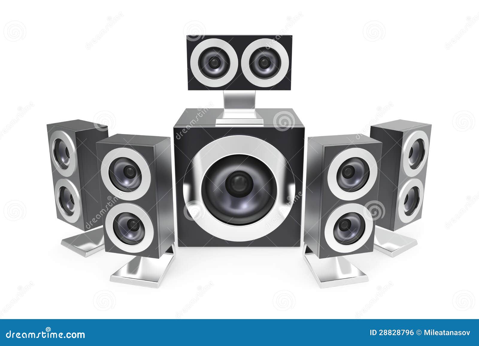 Surround System Stock Image | CartoonDealer.com #345373
