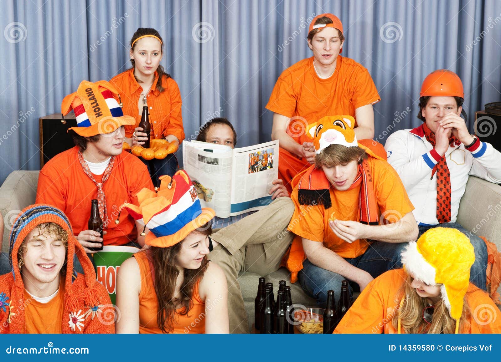 Surrounded by fans stock photo. Image of football, alone - 14359580