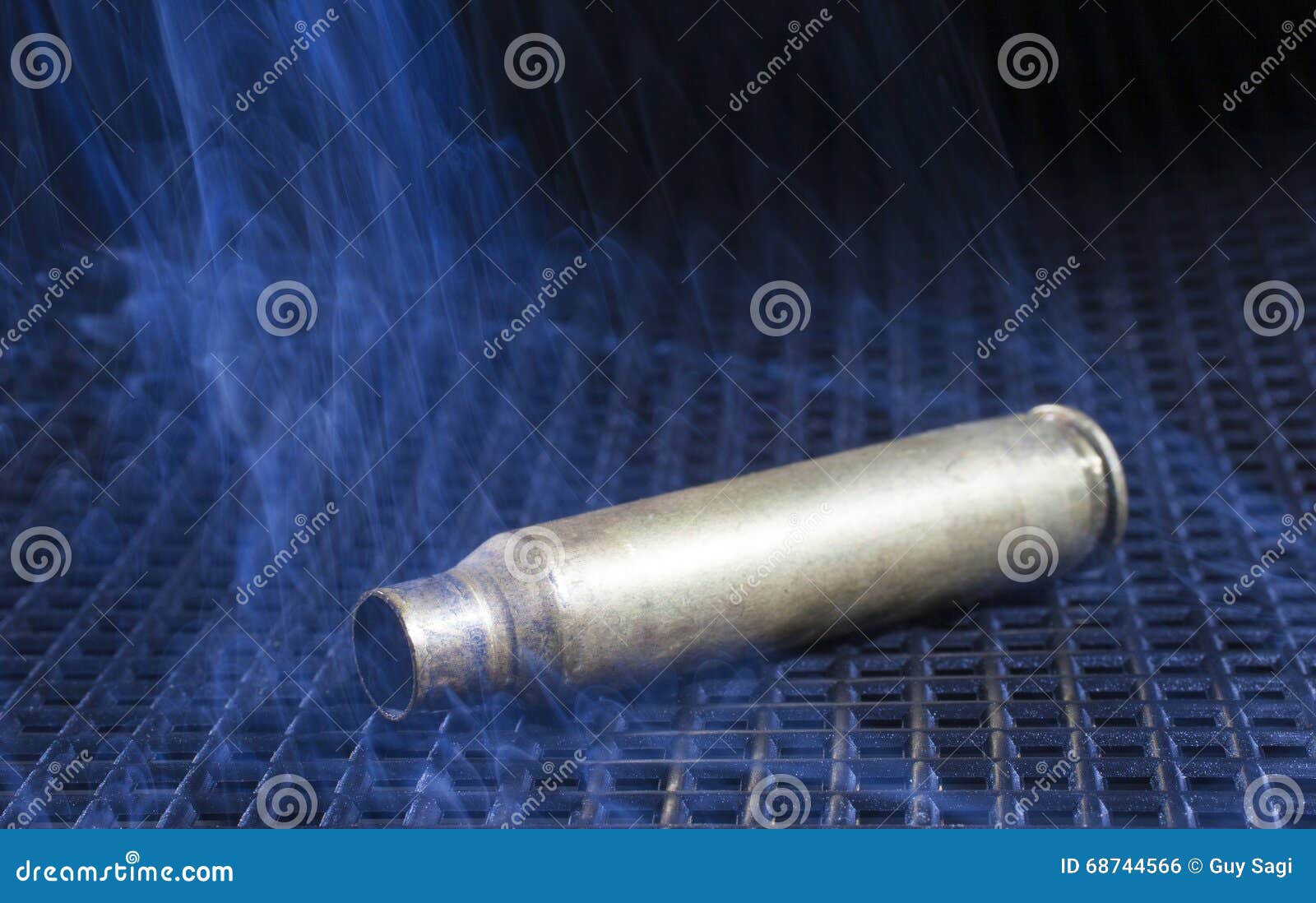 Smoking Bullet Casing Tattoo