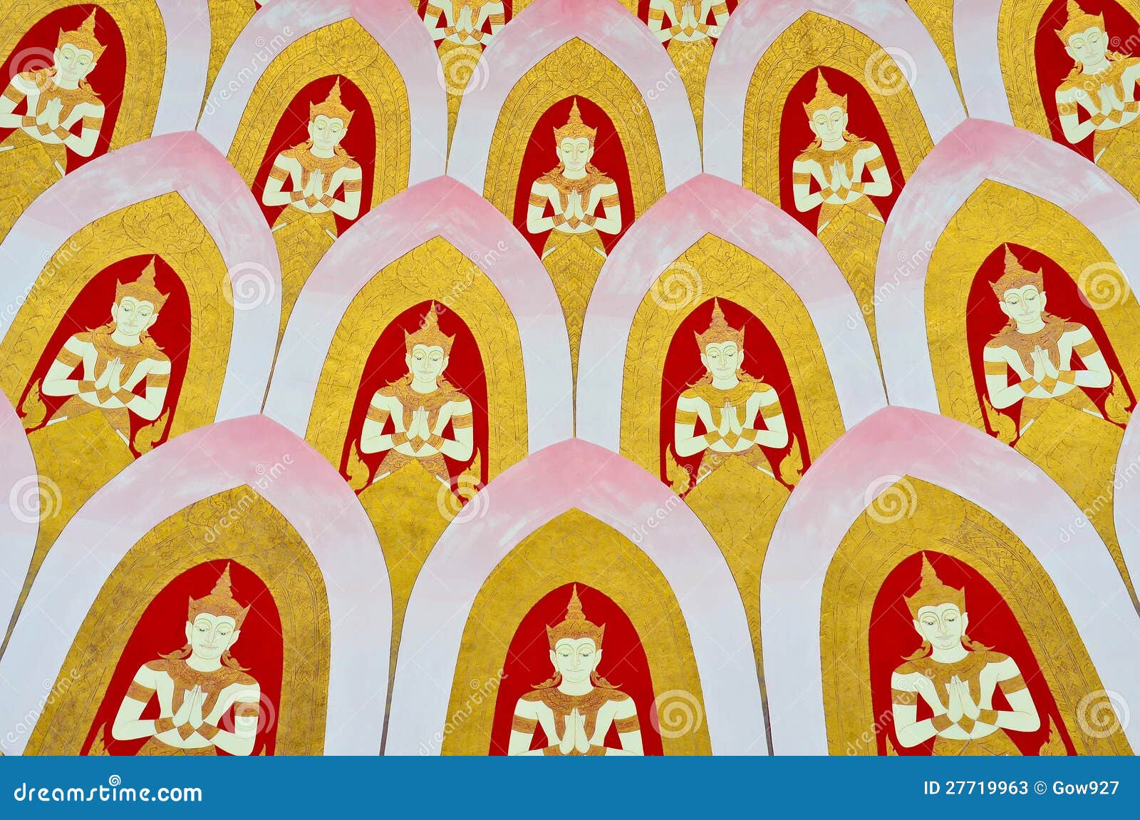 Surrounding Angels in Ancient Temple S Ceiling Stock Image - Image of ...