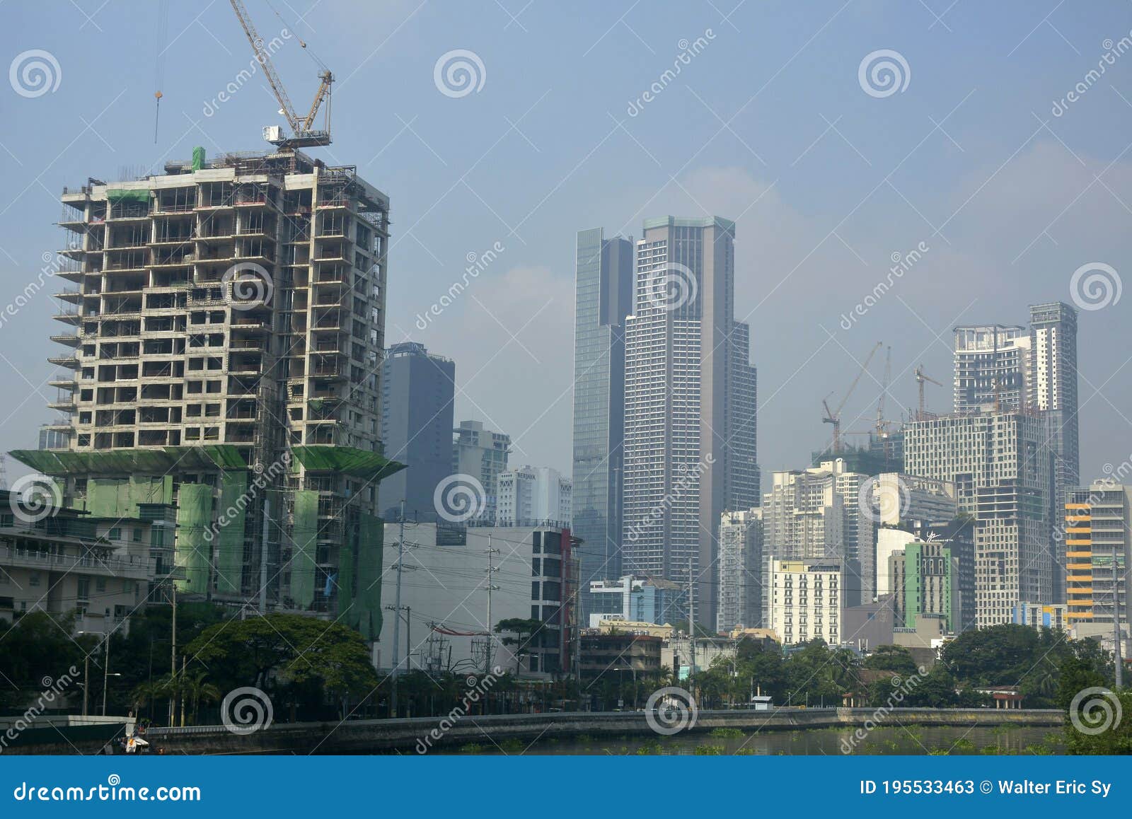 Surrounding Building Structures in Makati, Philippines Editorial Stock ...