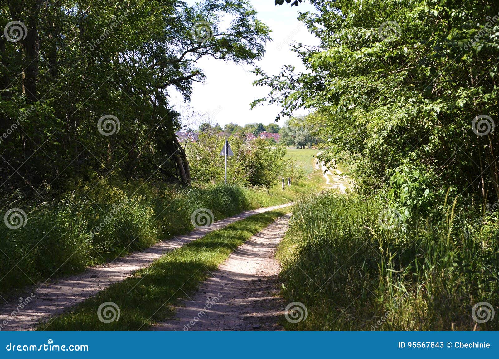 The Surrounding Countryside of Berlin Stock Image - Image of tree ...