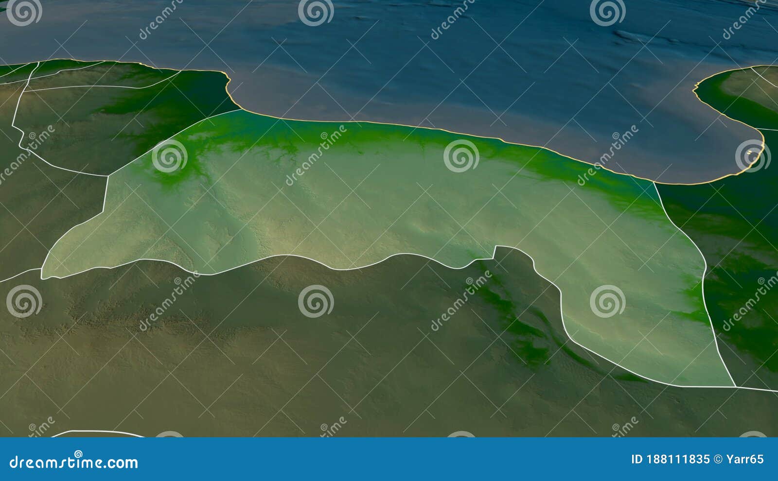 Surt, Libya - Highlighted. Physical Stock Illustration - Illustration of overlay, sirte: 188111835