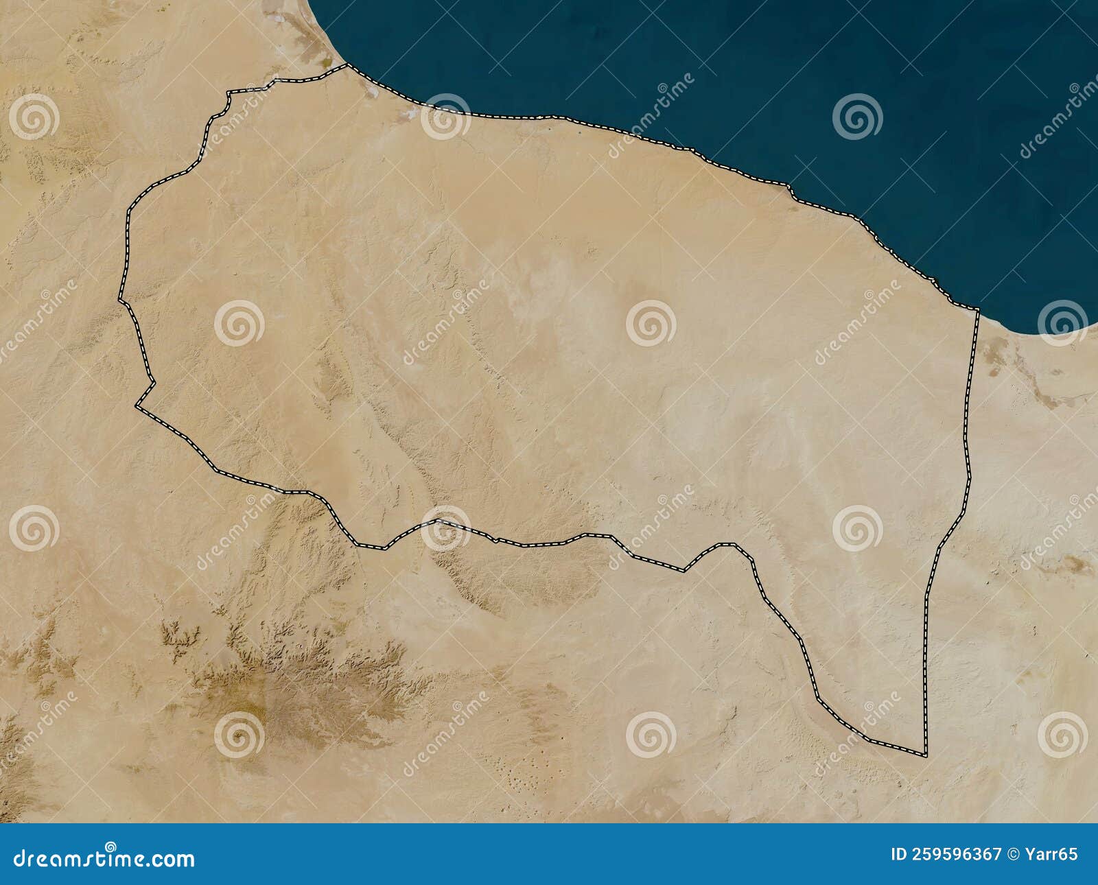 Surt, Libya. Low-res Satellite. No Legend Stock Illustration - Illustration of region, land ...