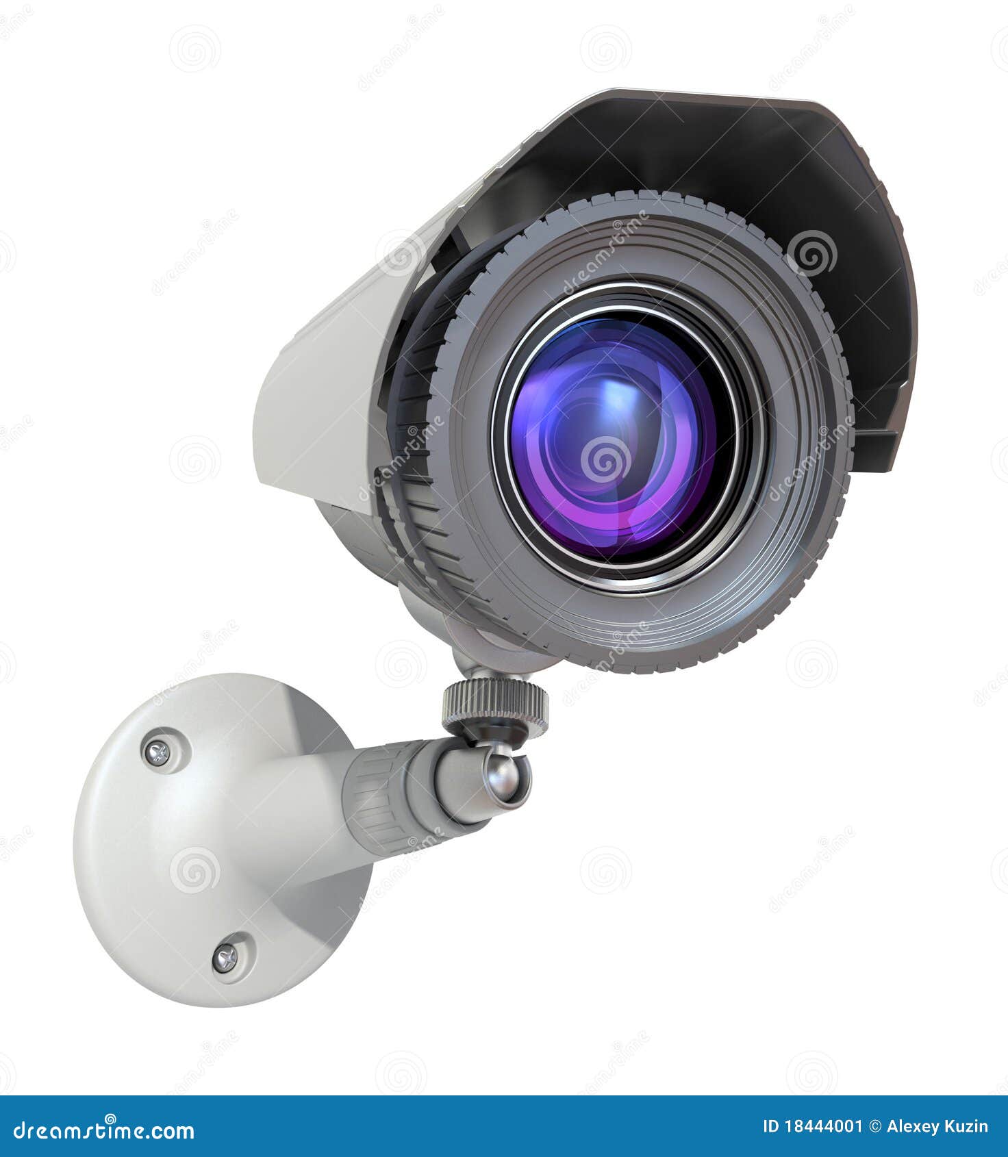 Surveillance camera stock illustration. Illustration of device - 18444001