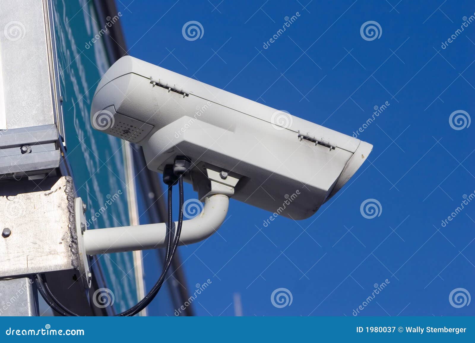 Surveillance camera stock image. Image of building, clear - 1980037