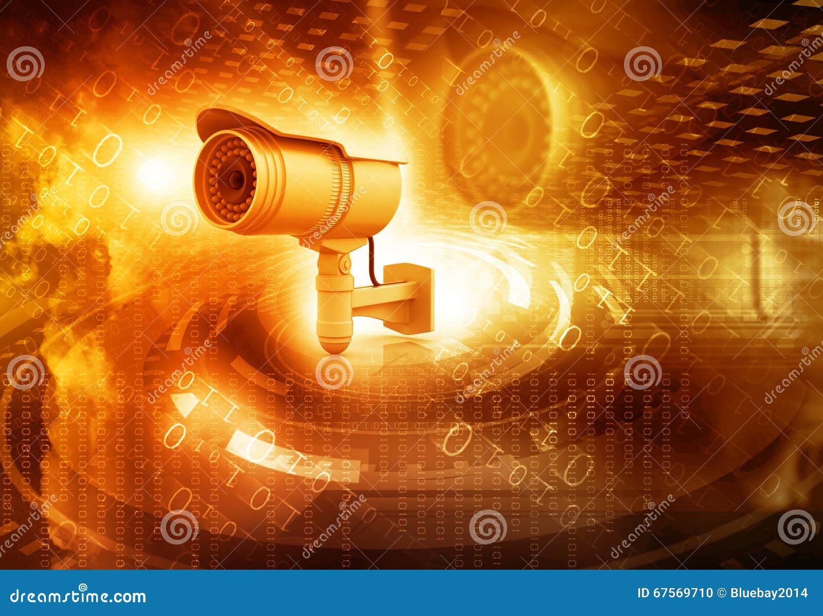 Surveillance camera stock illustration. Illustration of abstract - 67569710