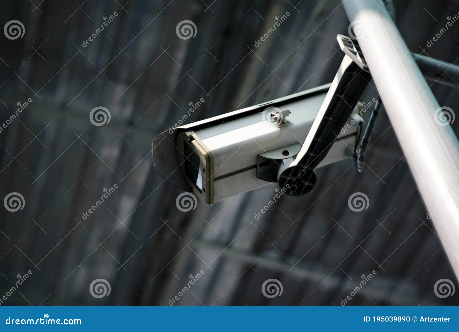 Surveillance Camera or CCTV Security Camera in Factory Stock Photo ...