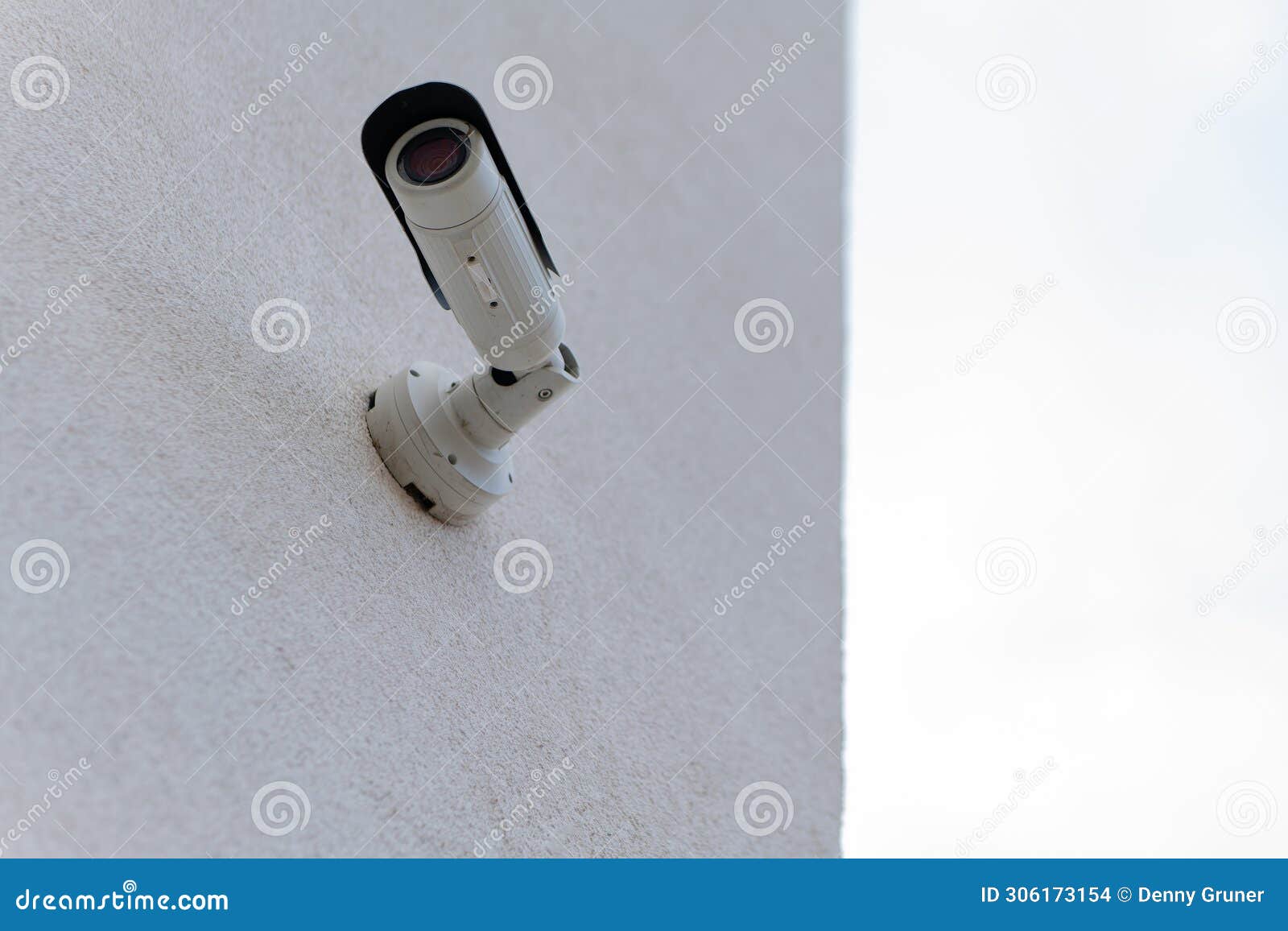 Surveillance Camera on a House Wall Stock Photo - Image of urban ...