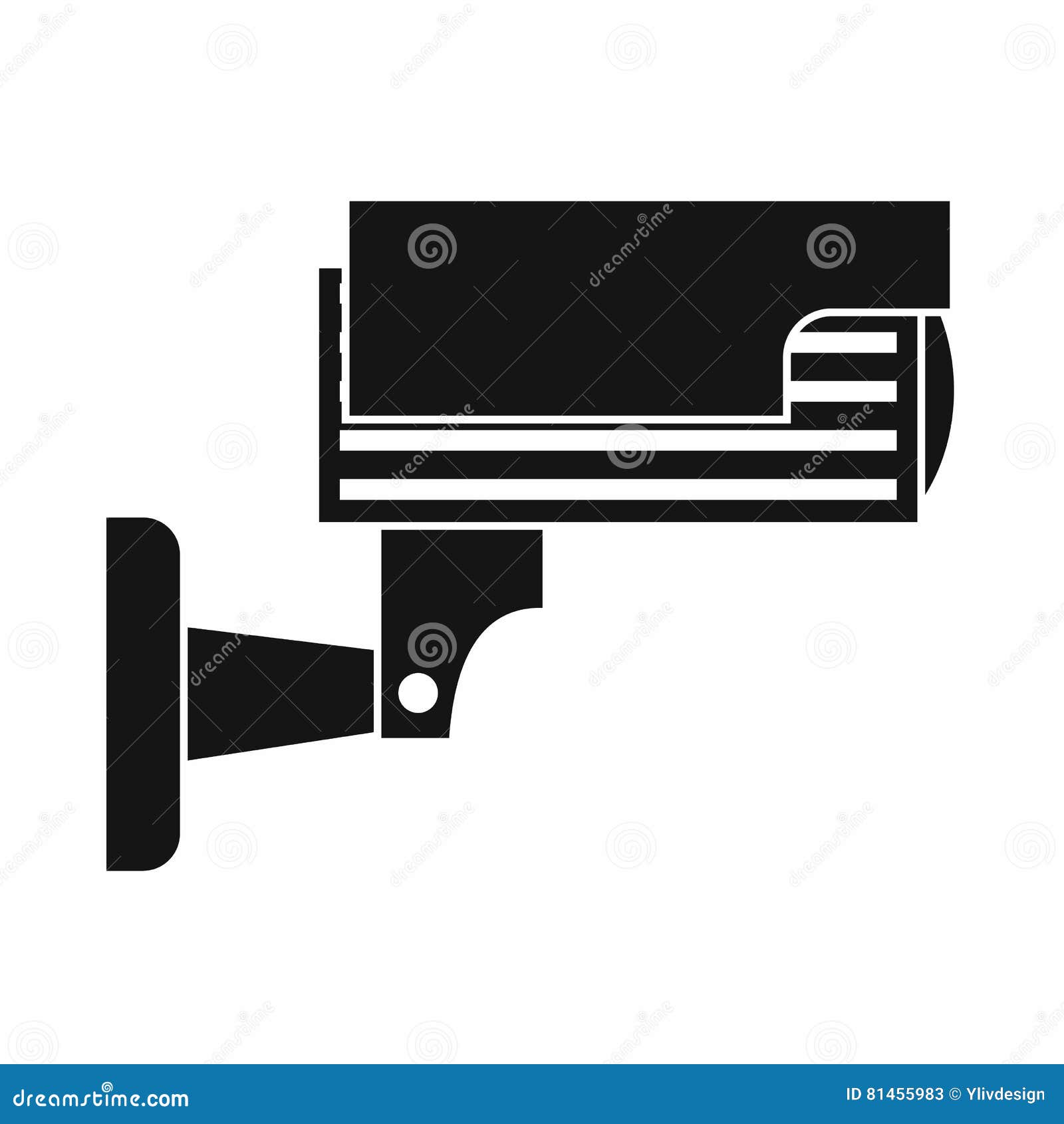 Surveillance Camera Icon, Simple Style Stock Vector - Illustration of ...