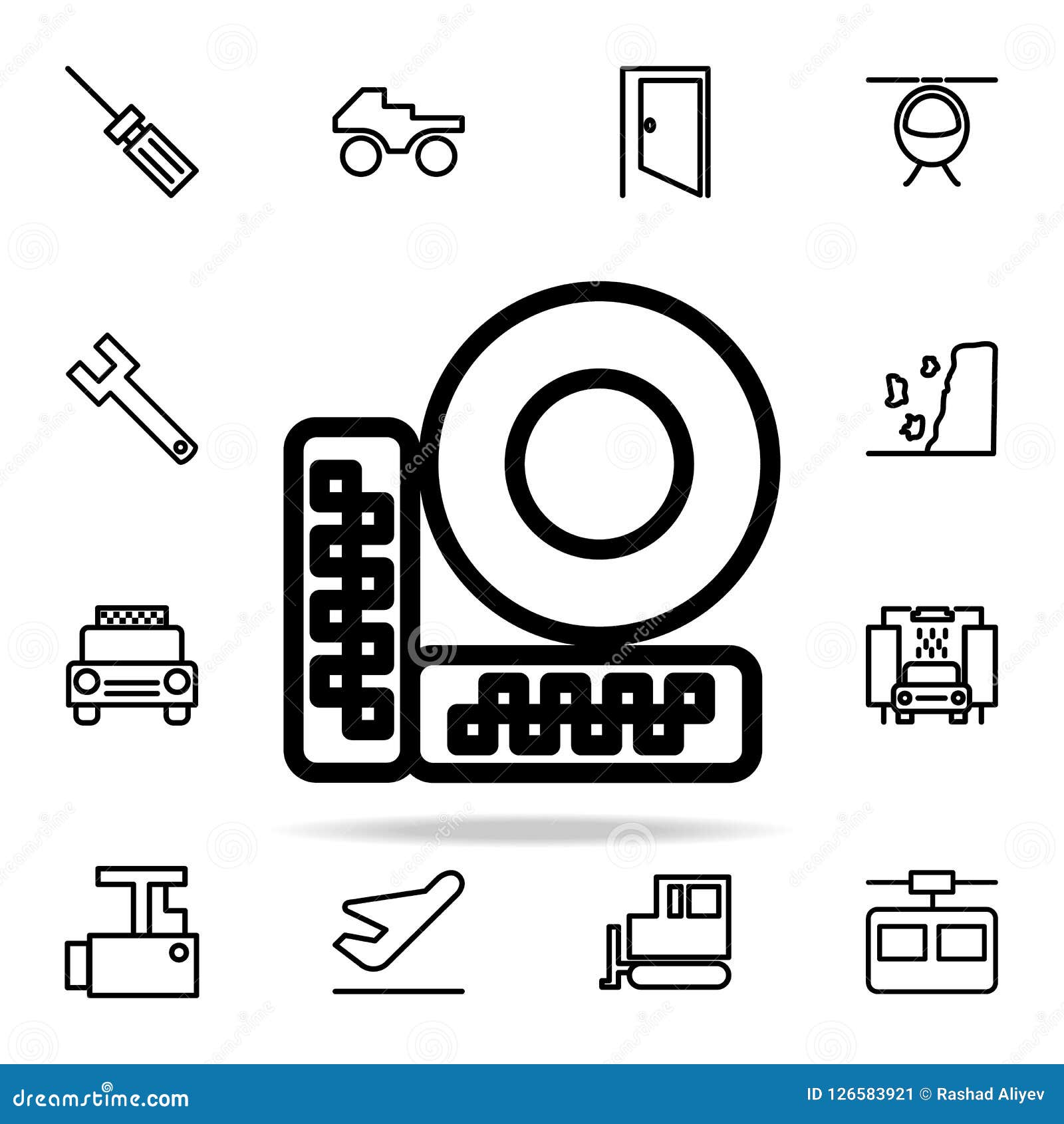 Surveillance Camera Icon. Web Icons Universal Set for Web and Mobile ...