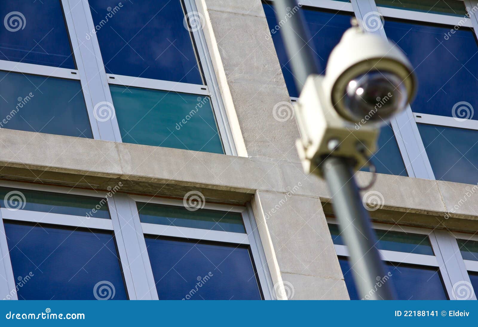 Surveillance Camera Out of Focus Stock Image - Image of view, pole ...