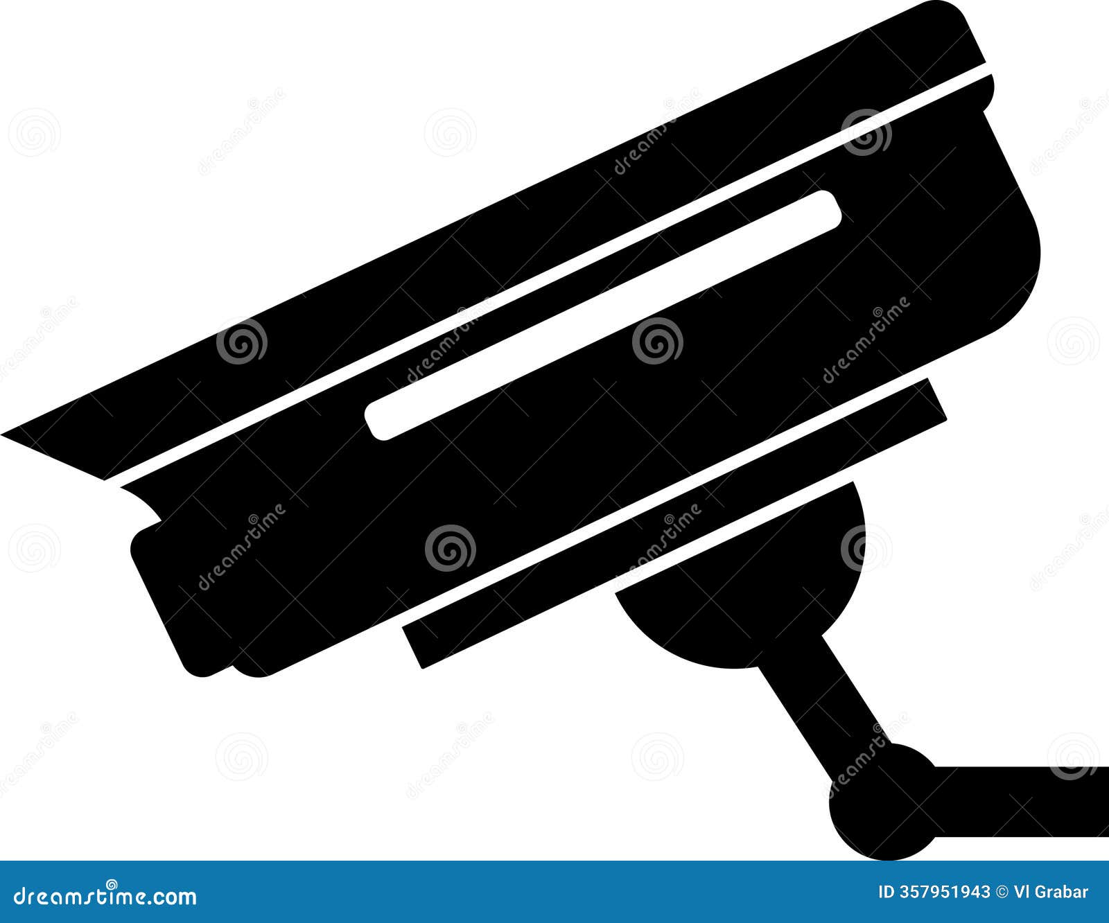Surveillance Camera Sign Icon or Logo. Surveillance CCTV Camera Vector ...