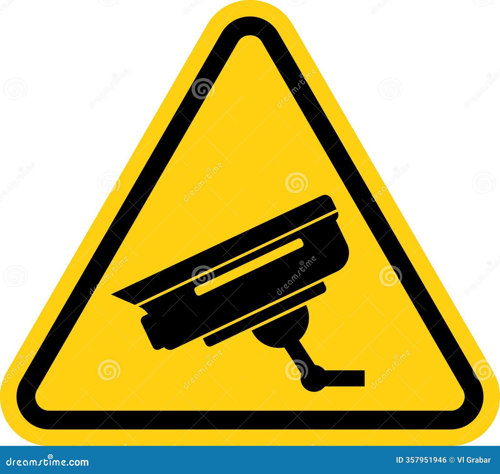 Surveillance Camera Sign Icon or Logo. Surveillance CCTV Camera Vector ...
