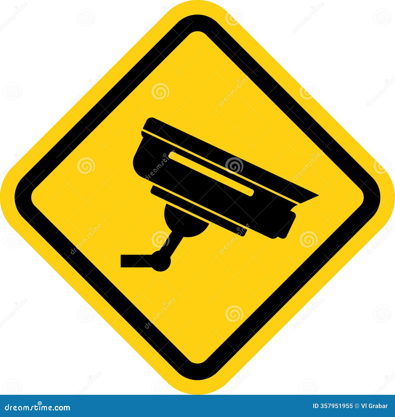 Surveillance Camera Sign Icon or Logo. Surveillance CCTV Camera Vector ...