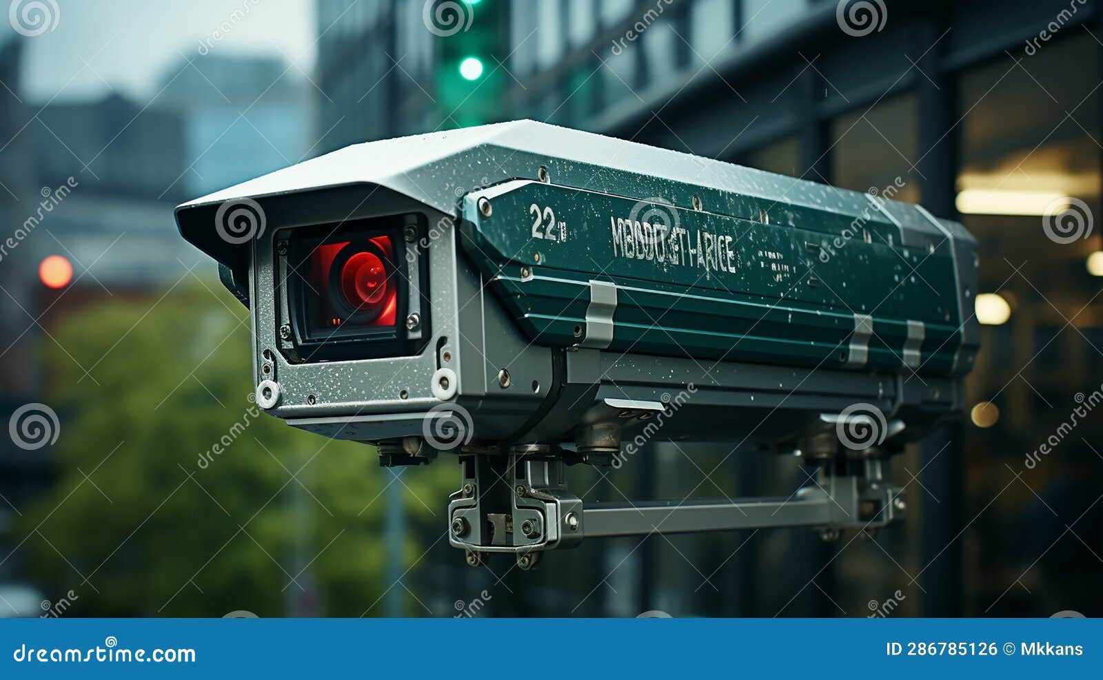 Surveillance camera stock illustration. Illustration of reflection ...