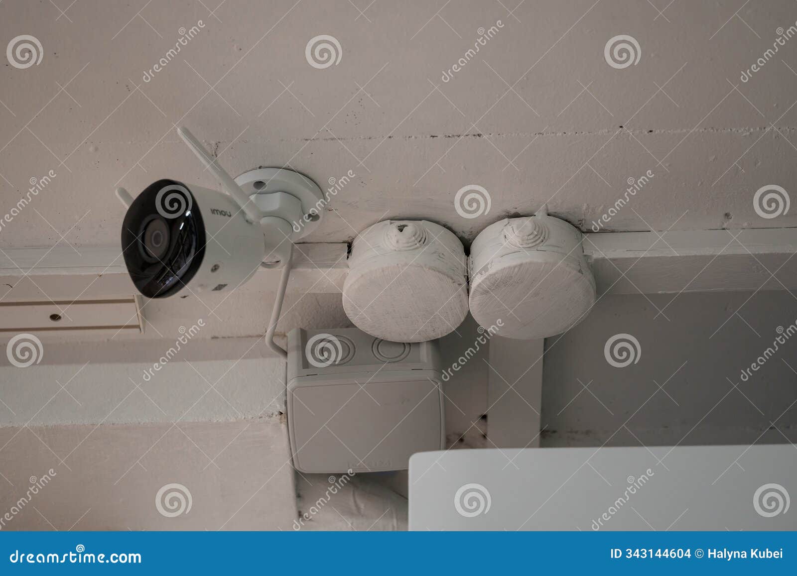 Surveillance Camera System Mounted on Ceiling with Acoustic Sensors ...