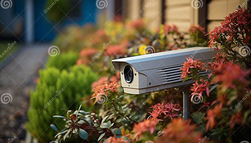 Surveillance Camera Watches Nature, Ensuring Security and Control ...